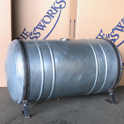 Round Steel fuel tanks by The Brassworks