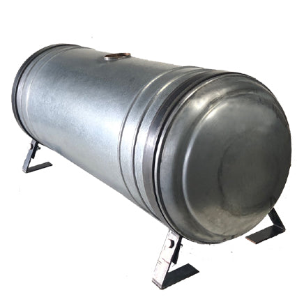Round Steel fuel tanks by The Brassworks