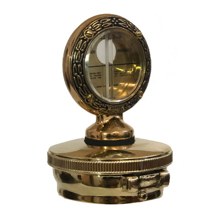 Polished Brass Motometer and Cap – The Brassworks