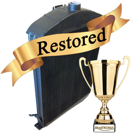 Restored 1930-1931 Ford Model A and AA Radiators – The Brassworks